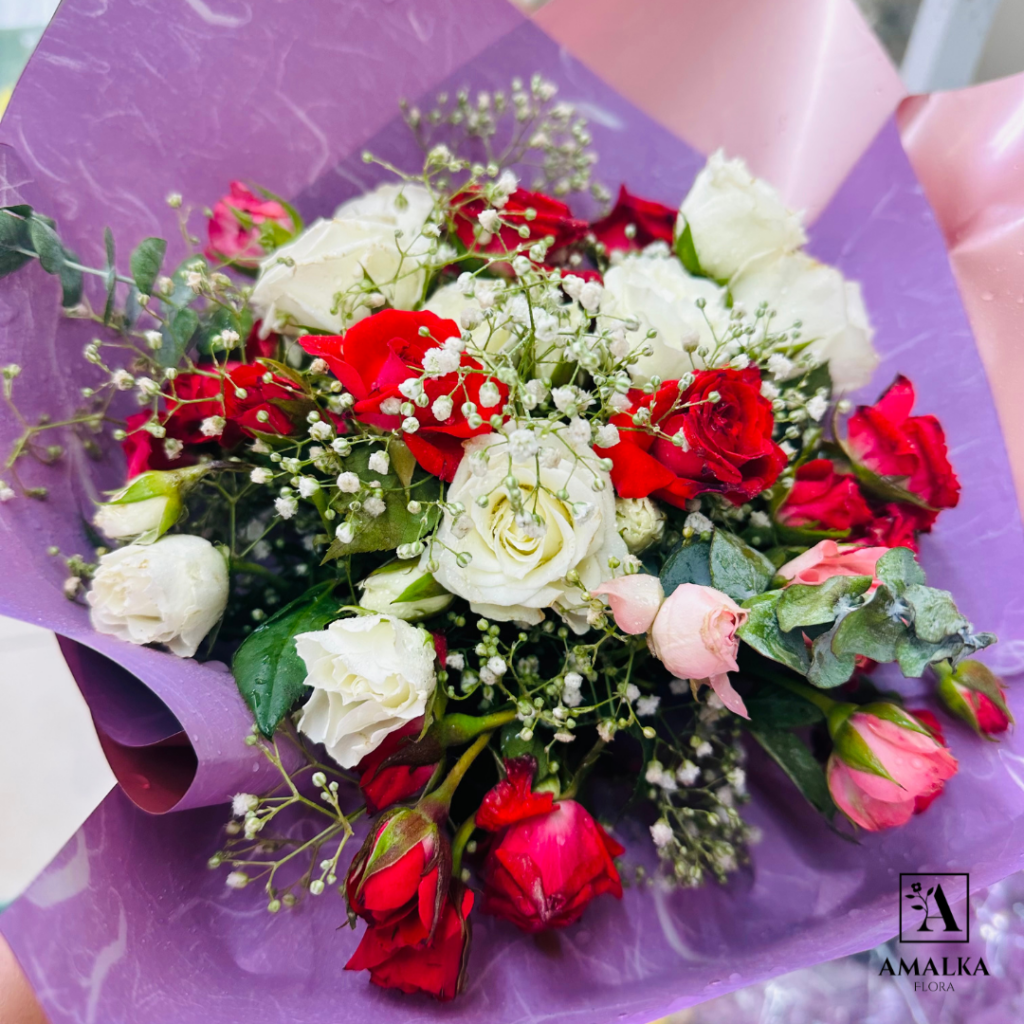 Love - Amalka Flora girlfriend flower bouquet delivery gift rose ...